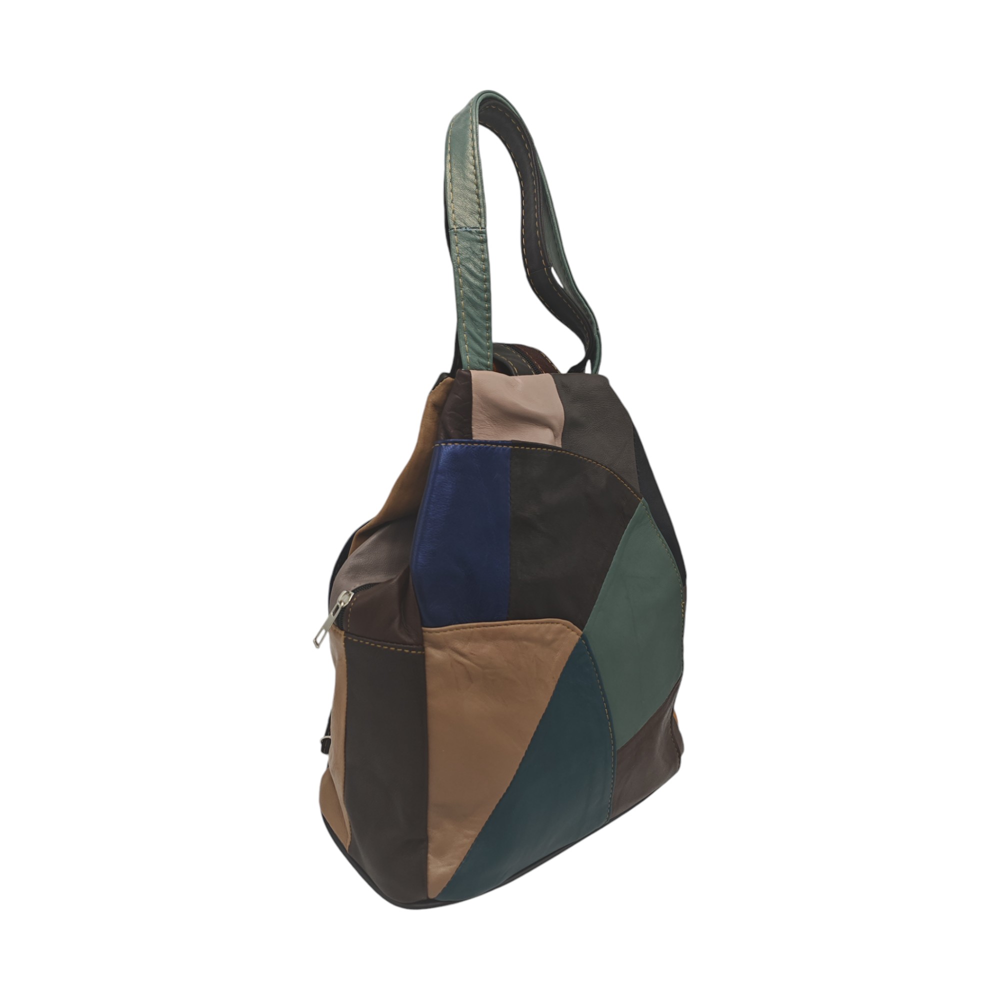 Rucsac Dama Eveline R95-A, Piele Naturala, Multicolor, diferite culori ...
